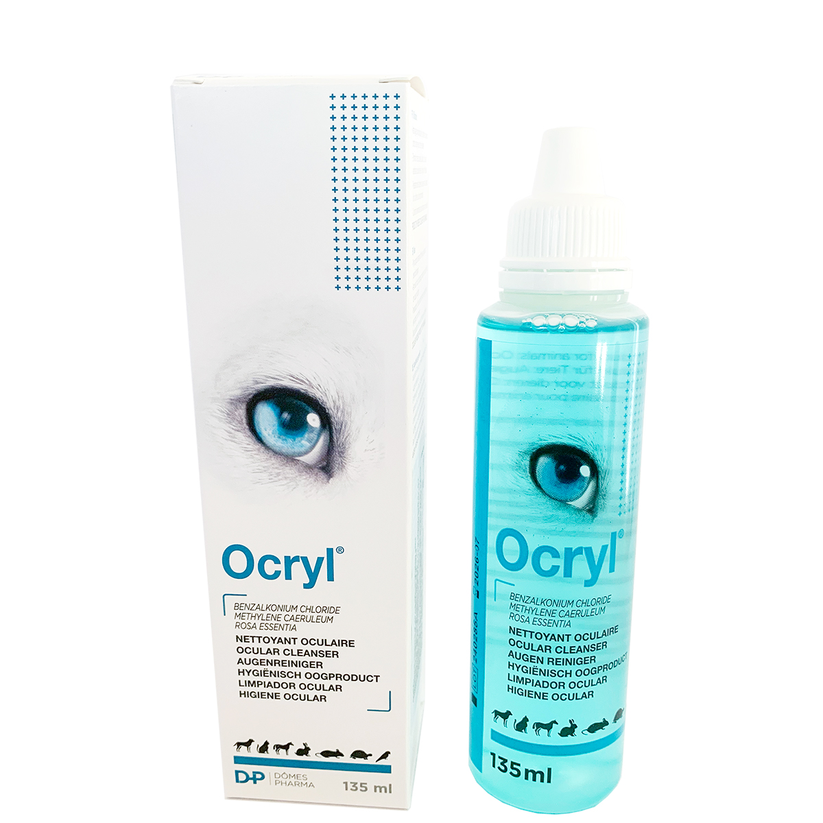 Ocryl – 3-i-1 øjenrens til hunde og katte